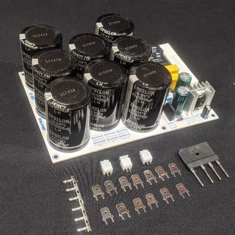 Jual KIT PCB PSU ISI 8 ELKO EPSILON 10000uF/63v ORIGINAL | PSU BUILD UP ...