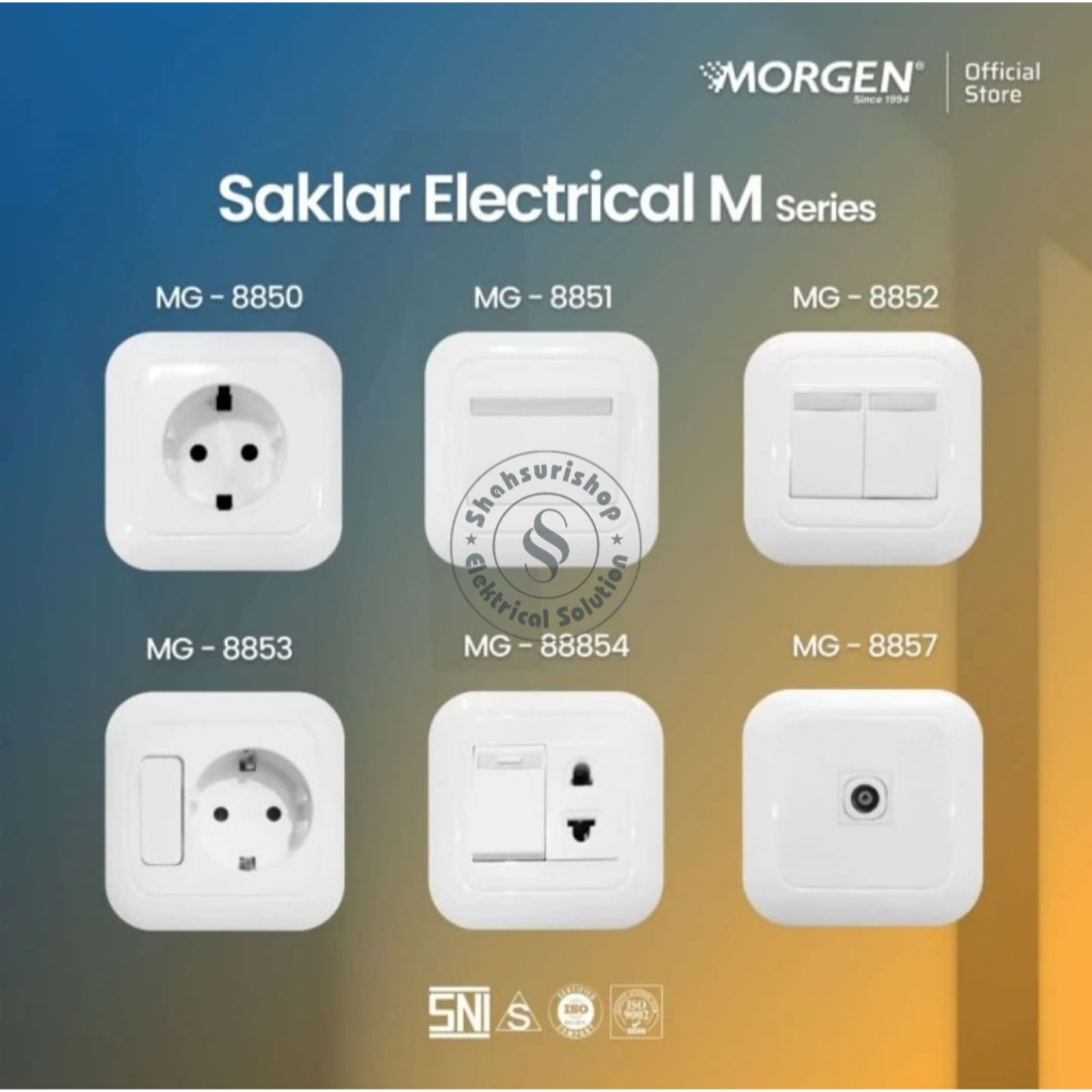 Jual MORGEN M SERIES STOP KONTAK SAKLAR ENGKEL SERI SOCKET TV | Shopee ...