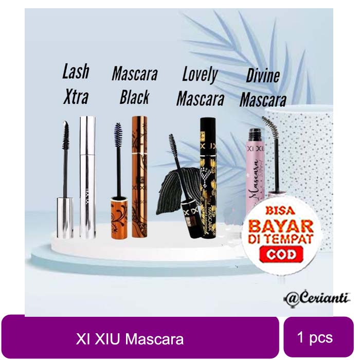 Jual Xi Xiu Lovely | Black | Pink Mascara Divine Waterproof Volumizing ...