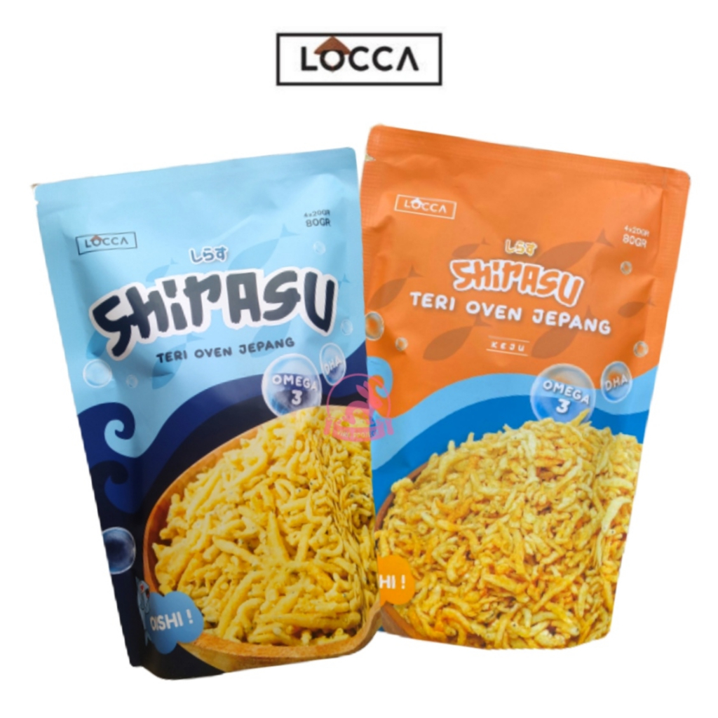 Jual 12+ LOCCA SHIRASU TERI OVEN JEPANG 80G/ TERI KEJU /SNACK TERI ...