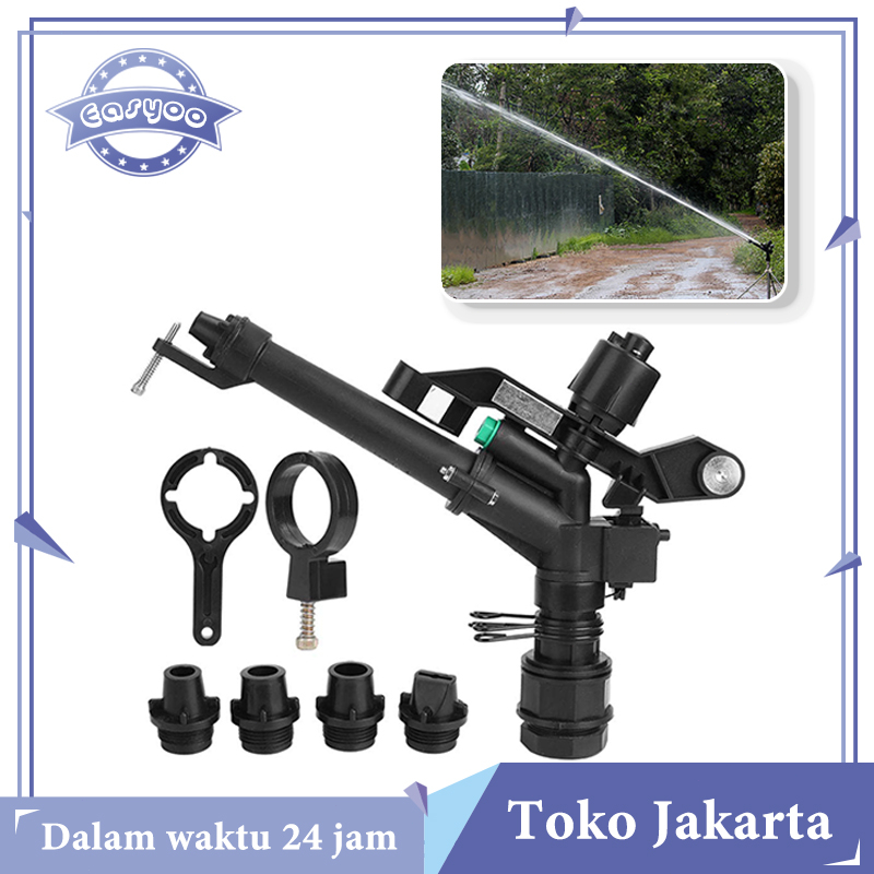Jual 1.5 inch Sprinkler Sprinkle Air Taman Impact Big Rain Gun | Shopee ...
