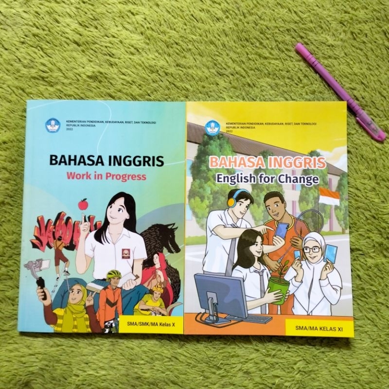 Jual ORIGINAL BUKU BAHASA INGGRIS WORK IN PROGRESS ENGLISH FOR CHANGE KELAS 10 11 SMA/SMK ...