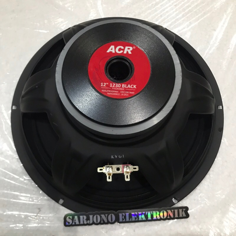 Jual speaker 12 inch ACR 1230 BLACK full range | Shopee Indonesia