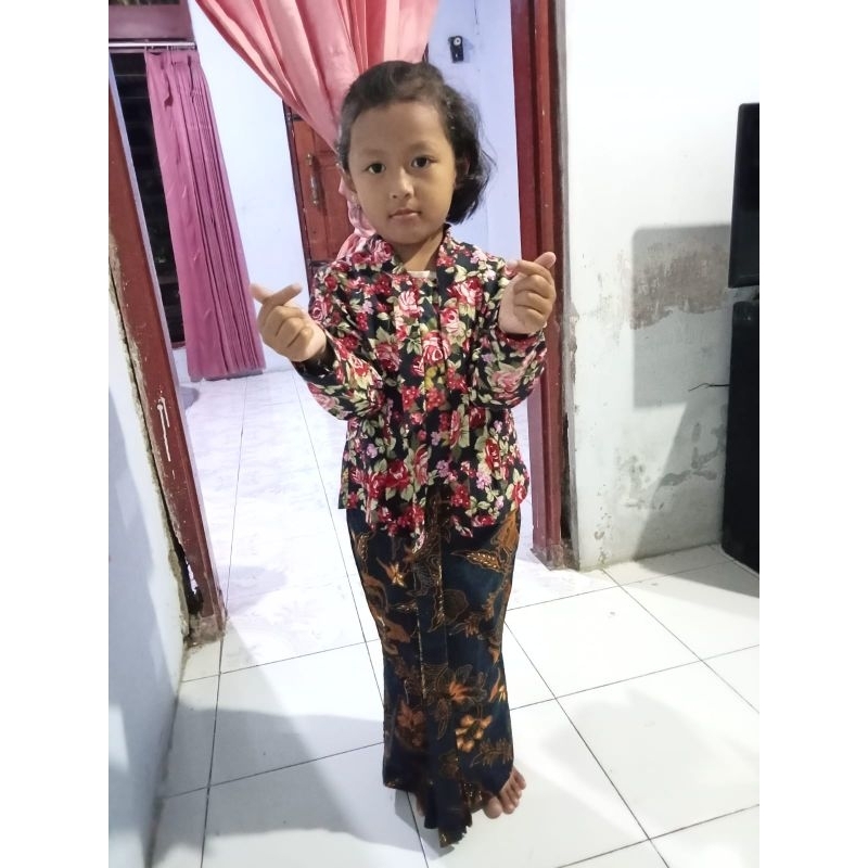 Jual KEBAYA JADUL ANAK/ KEBAYA BUNGA2 | Shopee Indonesia