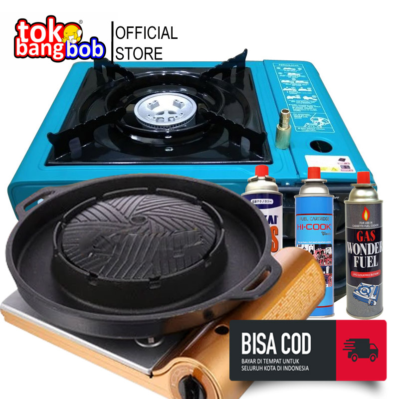 Jual Paket Combo Steamboat Bulgogi 2in1 Plus Kompor Portable / Korean ...