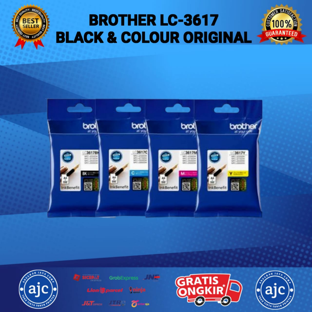 Jual Tinta Brother LC-3617 (B/C/M/Y) Original | Shopee Indonesia