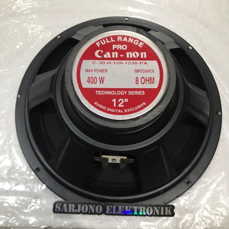 Jual speaker canon 12 inch pro full range C1230 PA full range / speaker ...