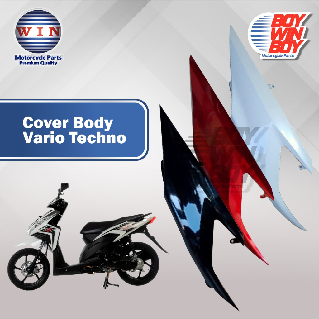 Jual Cover Body Honda Vario Techno Merk Win 1 Set Kempolan Cover Body ...