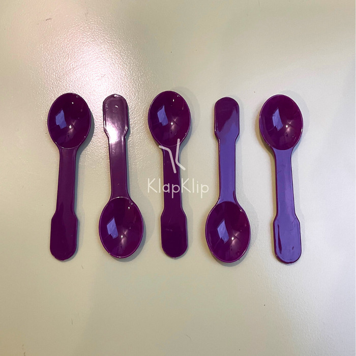 Jual 100pcs Sendok Jelly Plastik / Sendok Plastik Ice Cream / Sendok ...