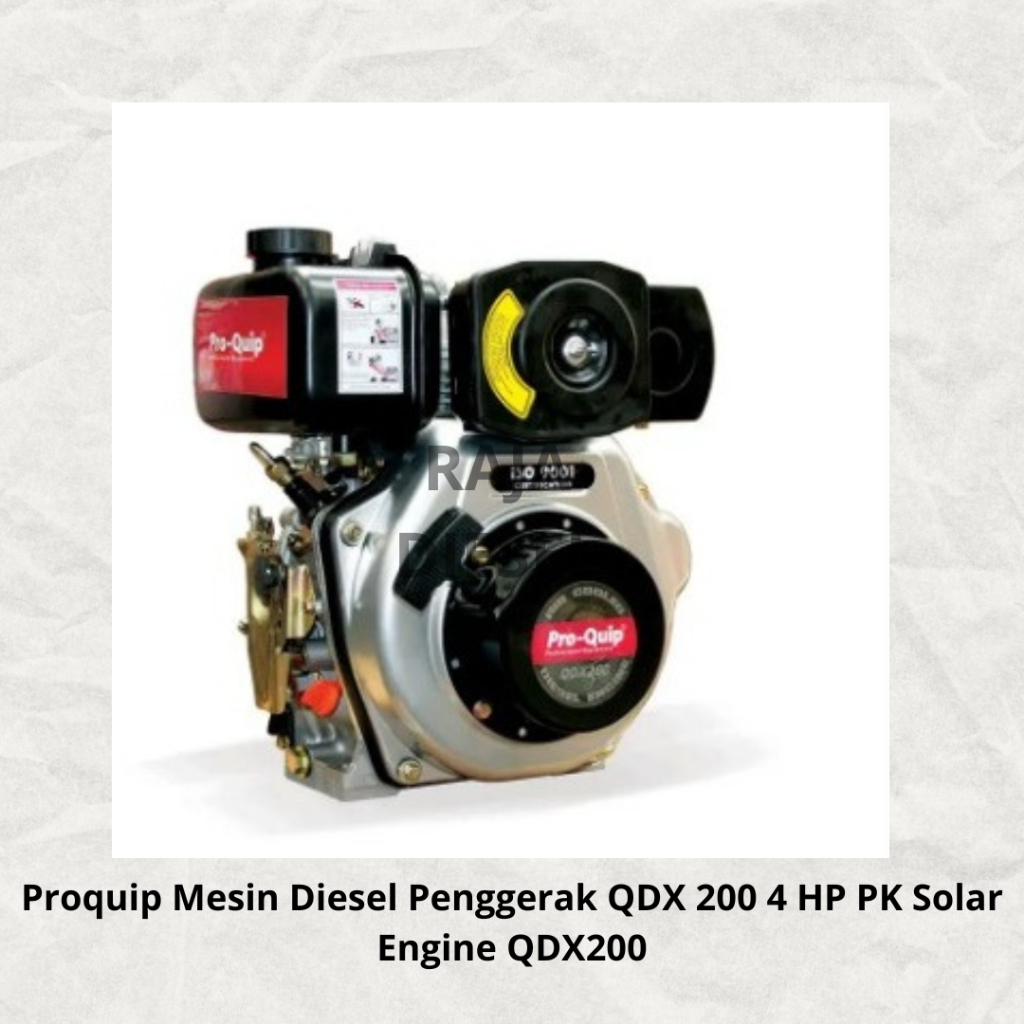 Jual Proquip Mesin Diesel Penggerak QDX 200 4 HP PK Solar Engine QDX200 ...
