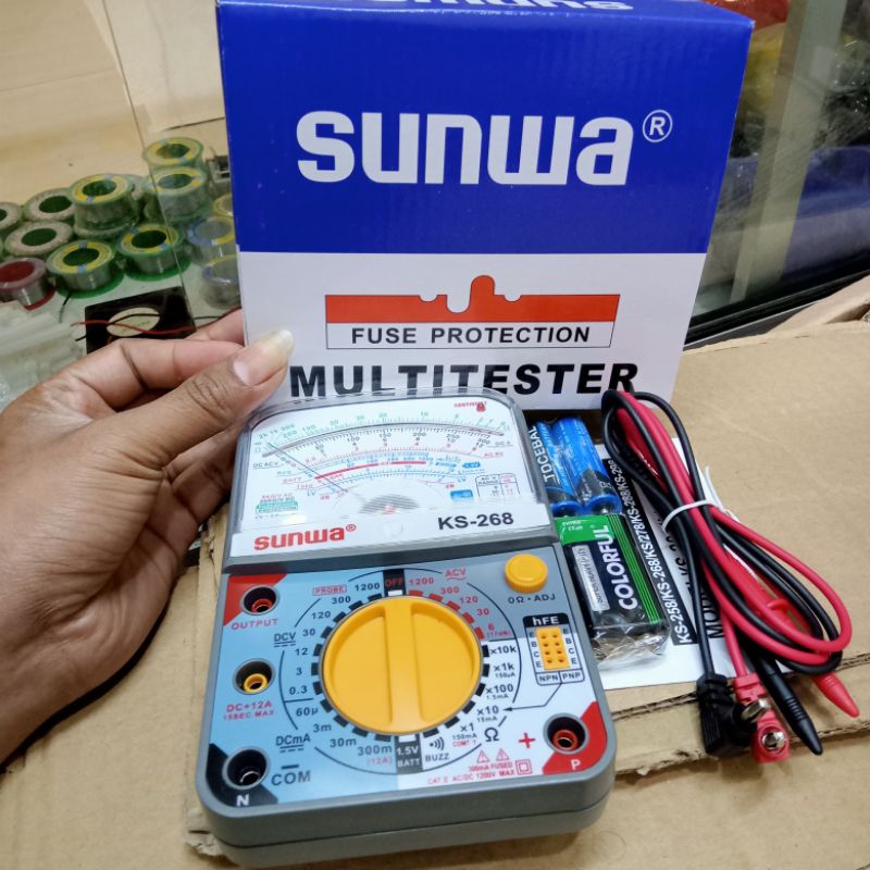 Jual Avometer Multitester Multimeter Analog Sunwa KS-268 terlaris ...