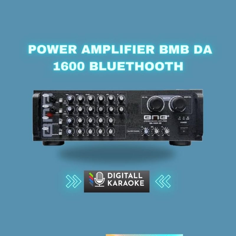 Jual Power Amplifier Bmb Da 1600 Bluetooth | Shopee Indonesia