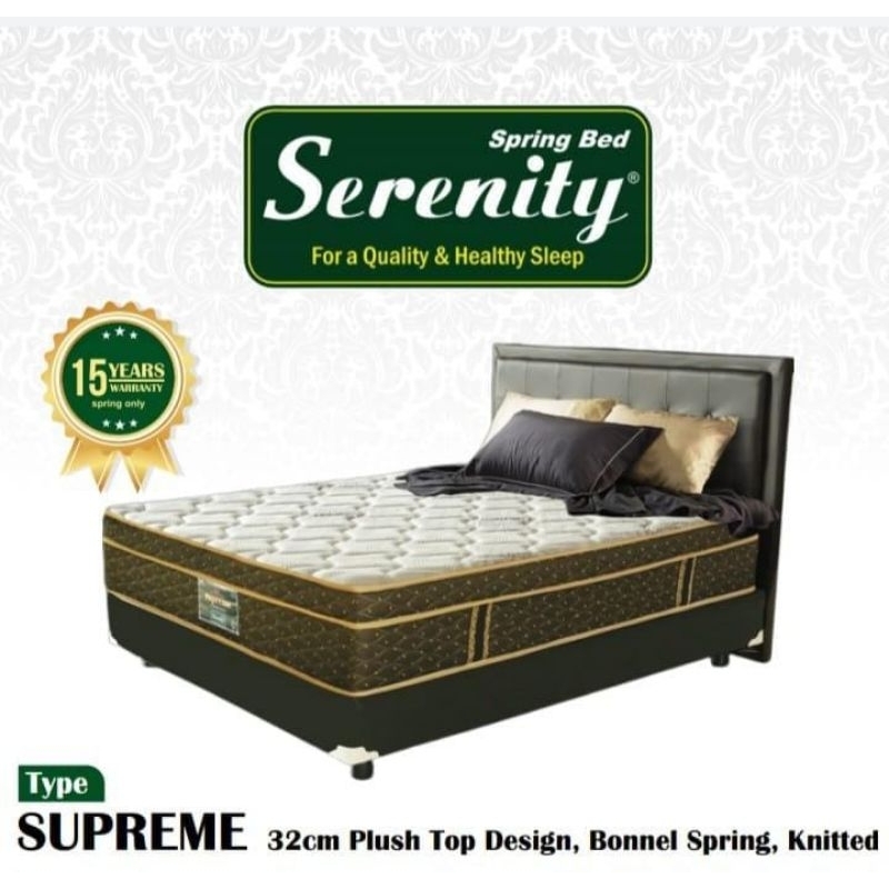 Jual Kasur Springbed Elite Serenity Supreme Plustop 100 120 160 180