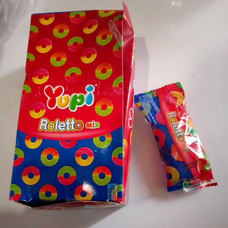 Jual Box - Yupi Roletto Mix Rolleto Roleto Permen Jelly Lunak | Shopee Indonesia