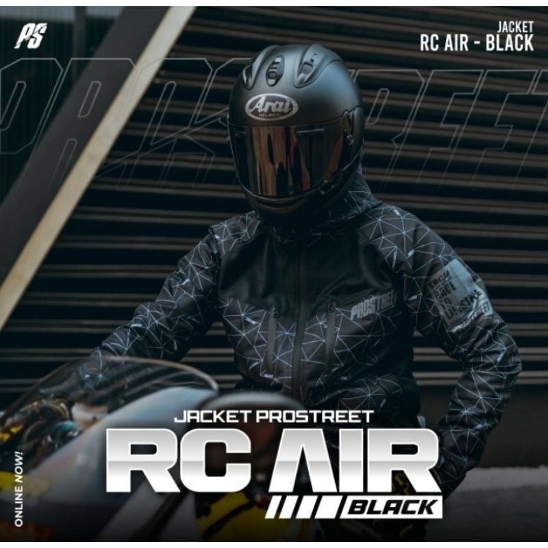 Jual Jaket Motor Prostreet Original RC AIR Black | Shopee Indonesia