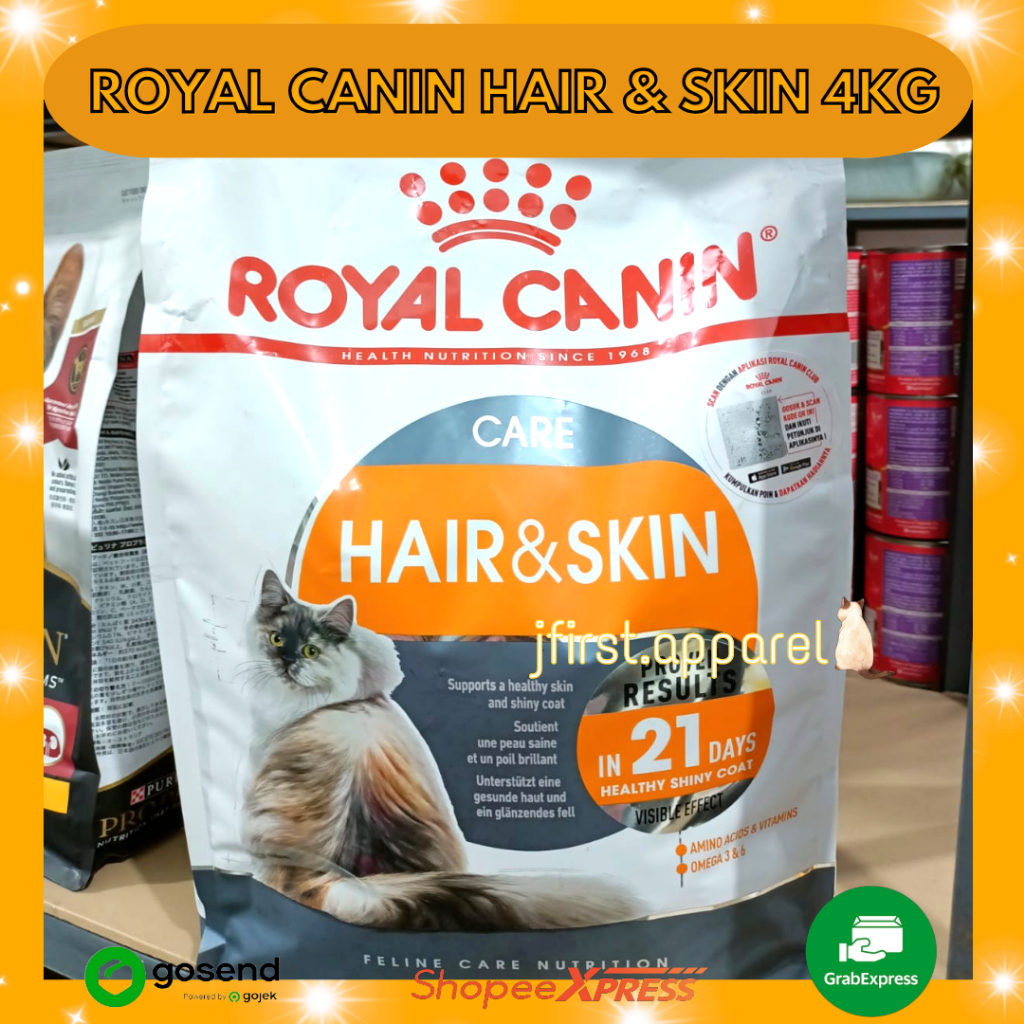 Jual ROYAL CANIN HAIR & SKIN 4KG | RC HAIR AND SKIN 4KG | Shopee Indonesia