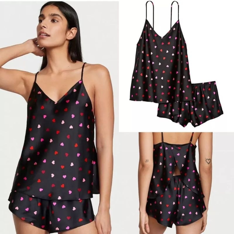 Jual Vs Satin Cami Set Original Shopee Indonesia
