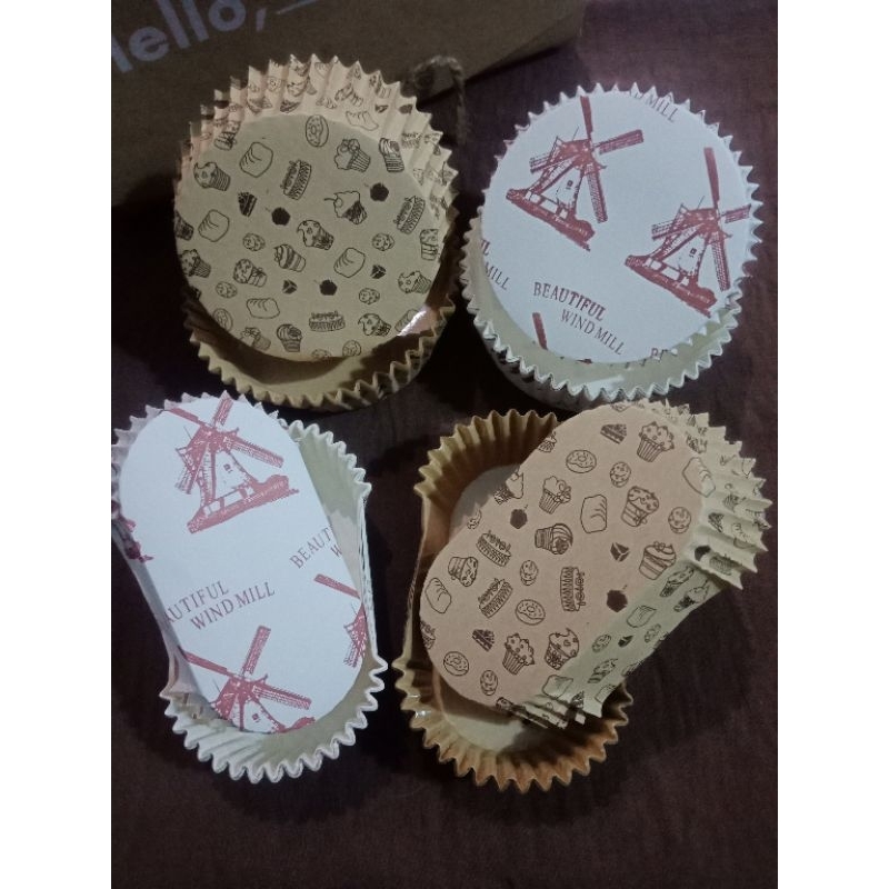 Jual Paper Cup Case Roti Kue Risol Kertas Alas Roti Laminating Bread ...