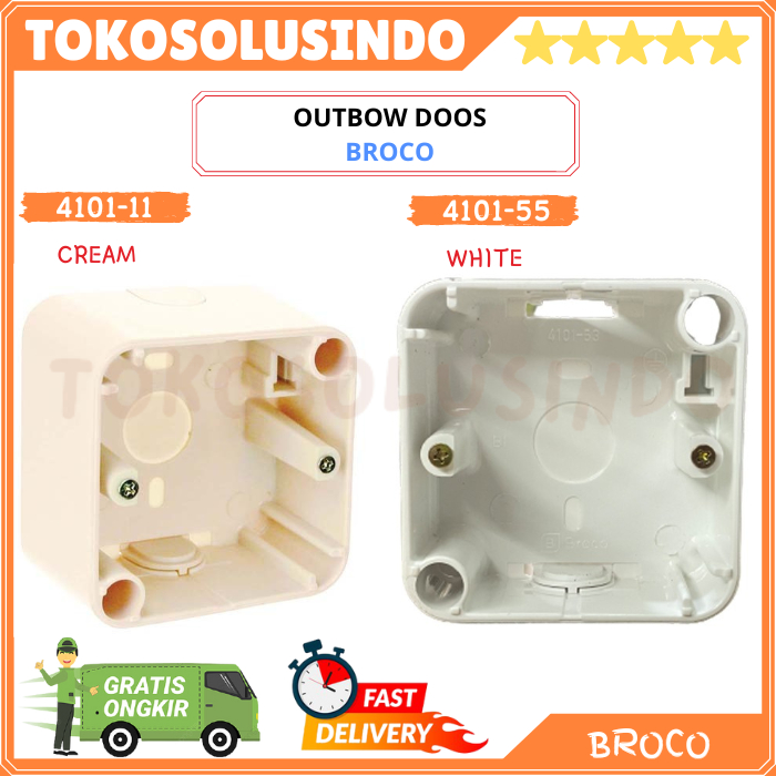 Jual Outbow Doos / Dus BROCO 4101 - 11 / 4101 - 55 / Warna Cream ...
