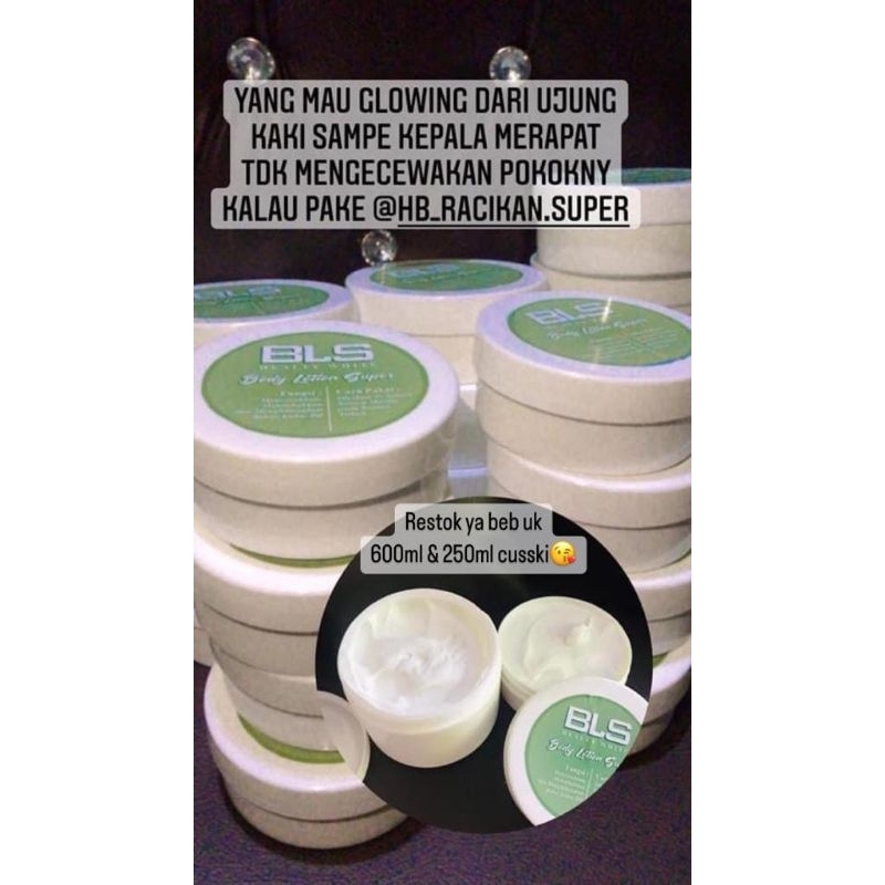 Jual HB BLS GLOW (BODYLOTIONSUPER) ukuran 250ml | Shopee Indonesia