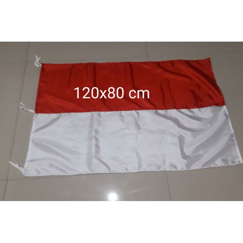 Jual Bendera Merah Putih / Bendera Rumah / Bendera kain ukuran 120x80 ...