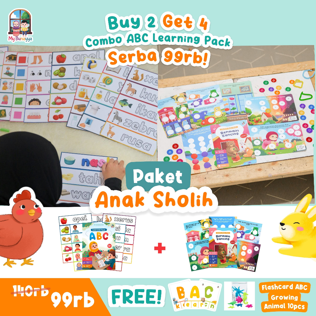 Jual COMBO ABC LEARNING PACK - Belajar Membaca - Alfabet - Huruf - Busy ...