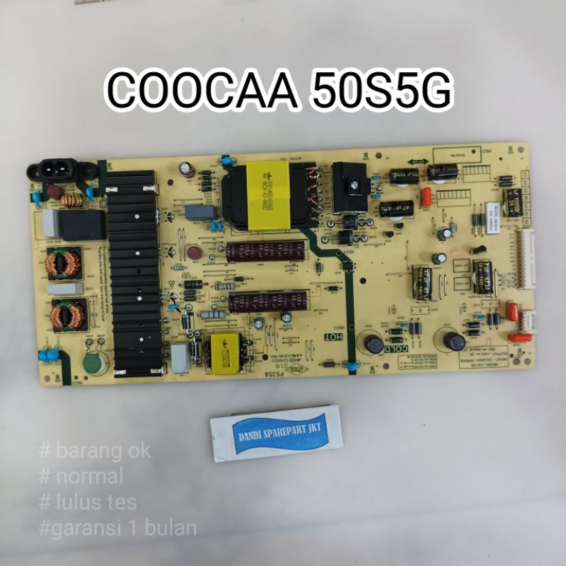Jual PS COOCAA 50S5G / 50s5g - POWER SUPPLY TV COOCAA - MESIN TV LED ...