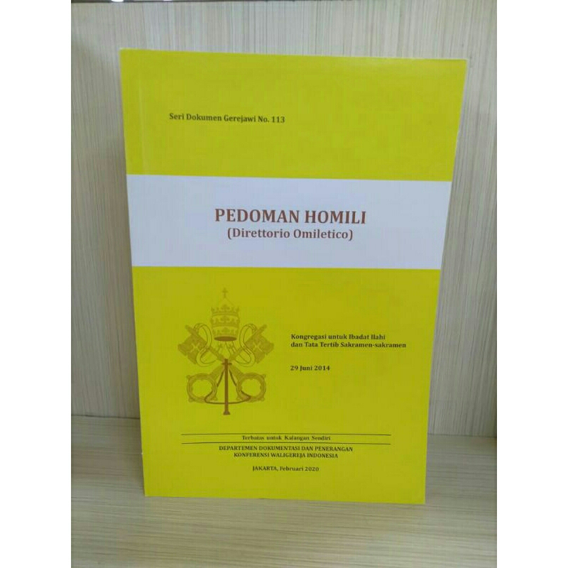Jual Seri Dokumen Gerejawi No. 113 - Pedoman Homili (Direttorio ...