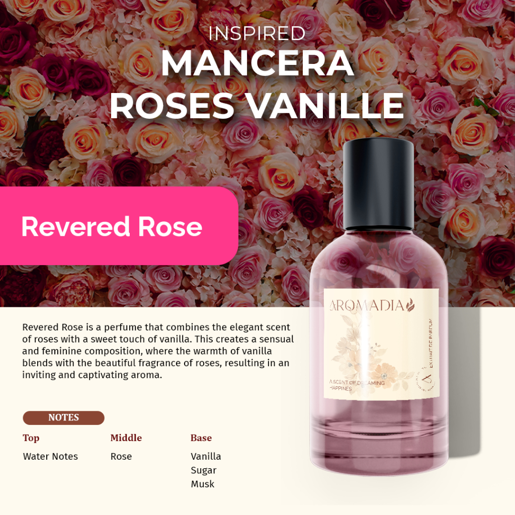 Jual Rose Vanilla Mancera Roses Vanille Extrait de Parfum (Wanita ...