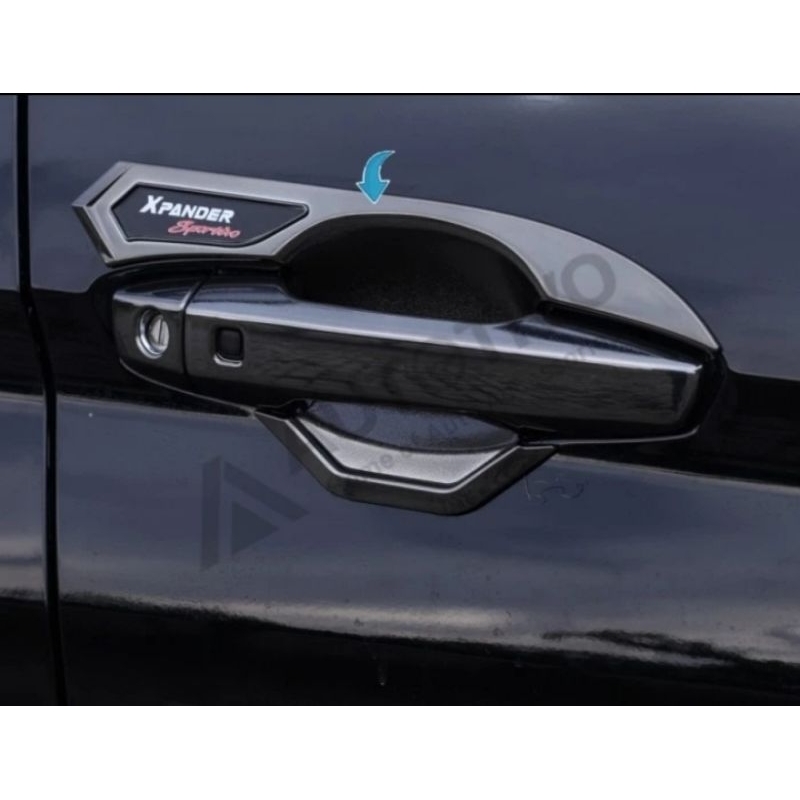 Jual Paket Outer , Handle , Tank Cover Black Chrome Mitsubishi Xpander ...