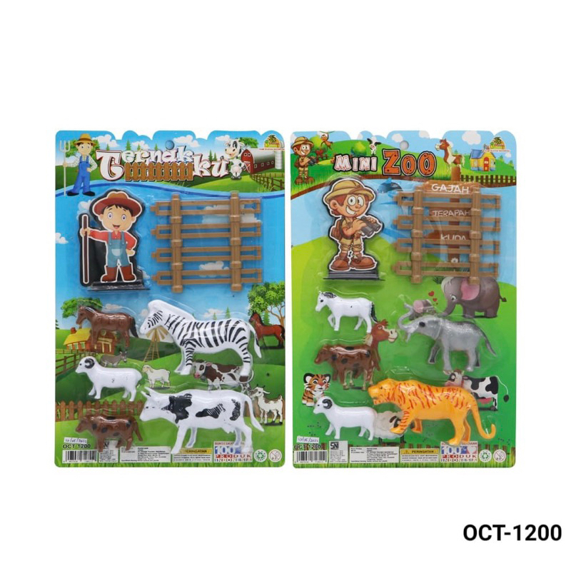 Jual MINI ZOO 1200 TERNAKKU - 1215 / animal / binatang / hewan kandang ...