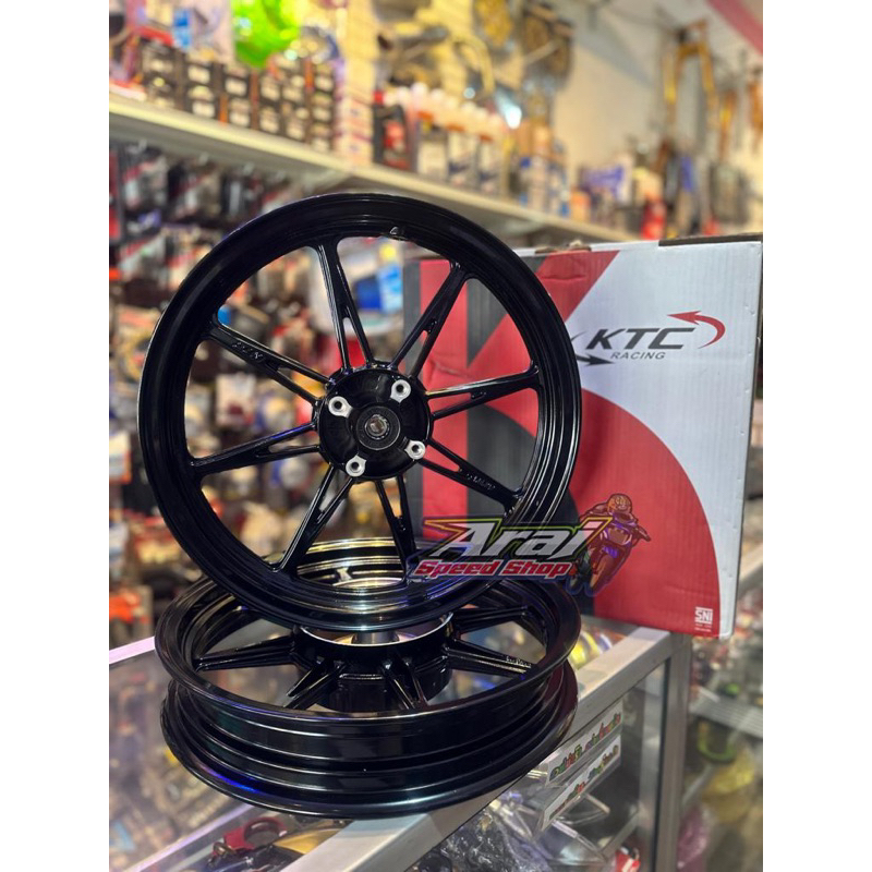 Jual Velg KTC Racing Beat / Scoopy Black | Shopee Indonesia