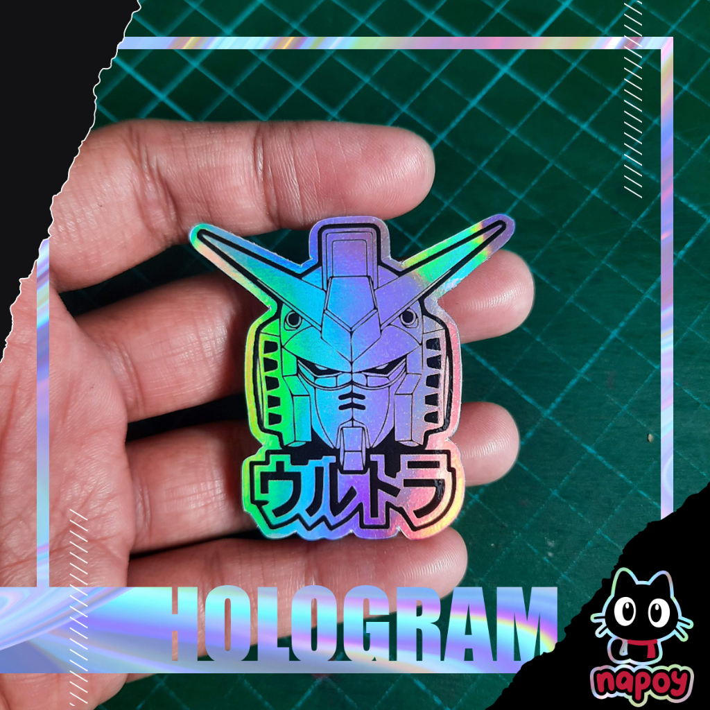 Jual Stiker Hologram Anime Gundam Line Art | Shopee Indonesia