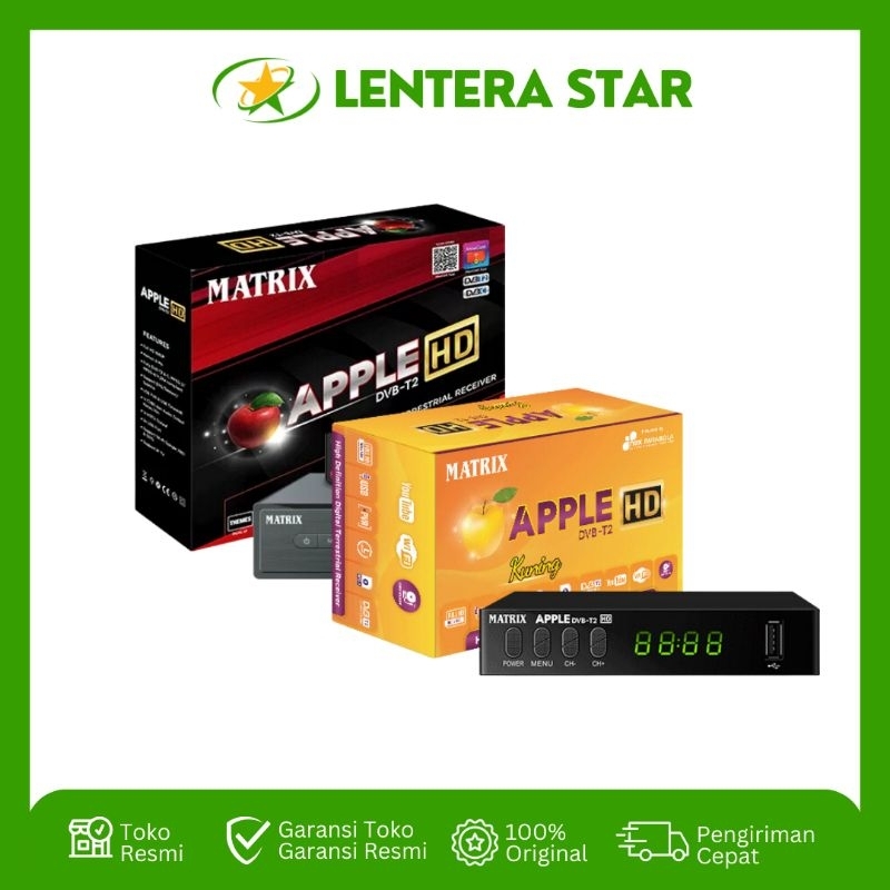 Jual STB Set Top Box Matrix Apple Digital TV Receiver DVB-T2 | Shopee ...