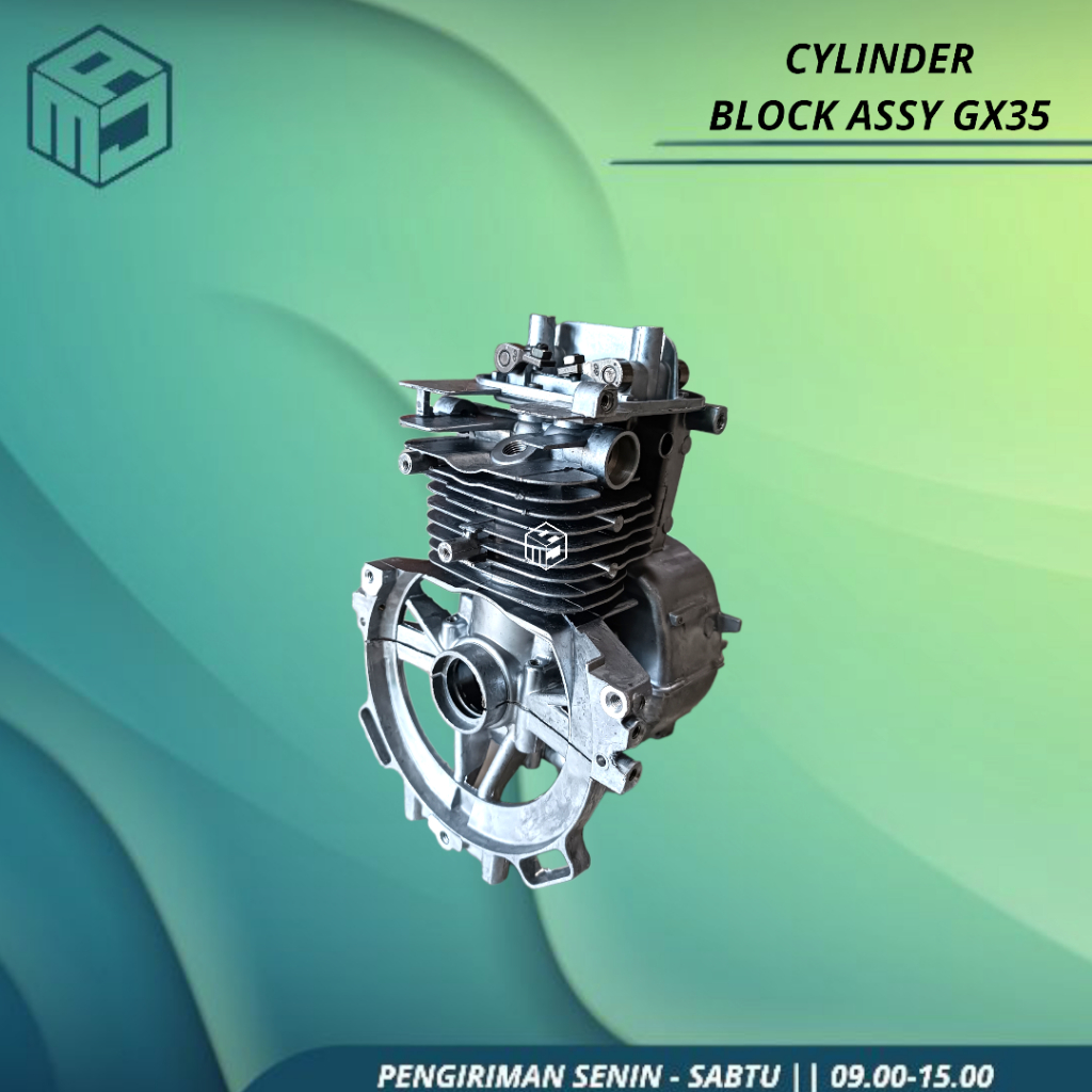 Jual Cylinder Block Assy Poring Boring Mesin Potong Rumput 4 Tak GX35 ...