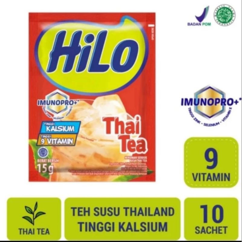 Jual minuman hilo thai tea - hilo teh tarik - hilo Choco malt 10 pcs ...