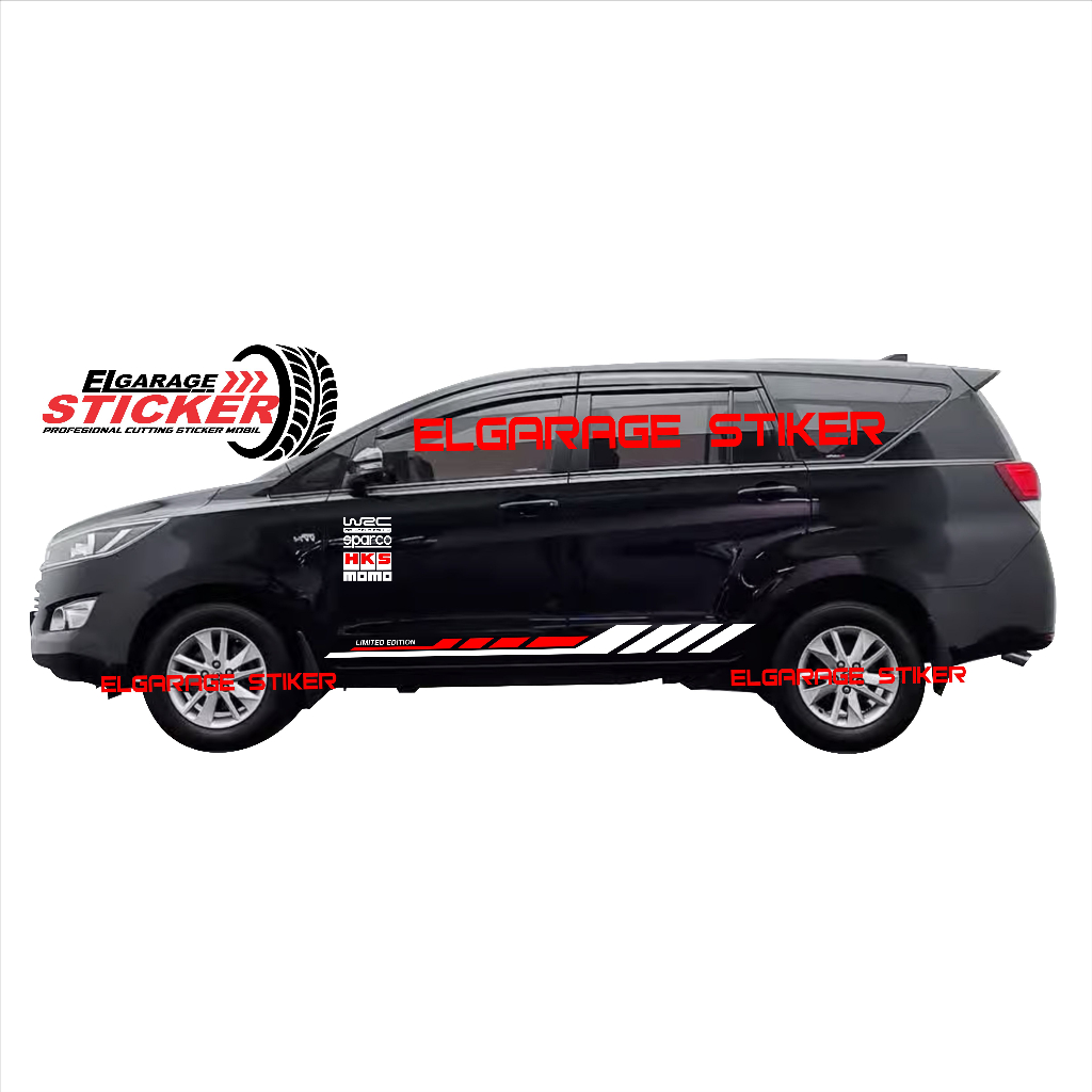 Jual Stiker mobil innova cutting stiker striping limited edition stiker ...