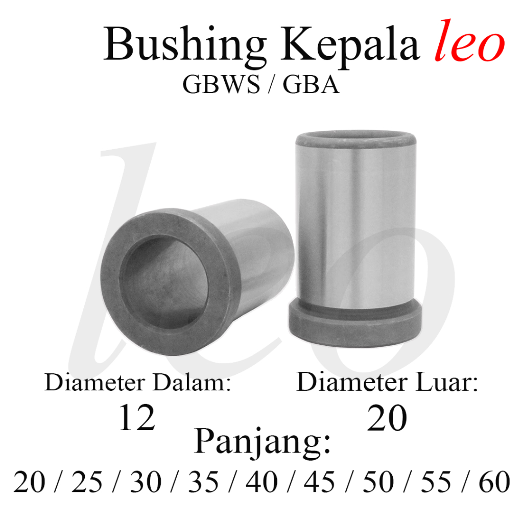 Jual Bushing Kepala Dia. 12-20mm Panjang 20-60mm HRC 52-60 Guide Bush 25 30 35 40 45 50 55 60 ...