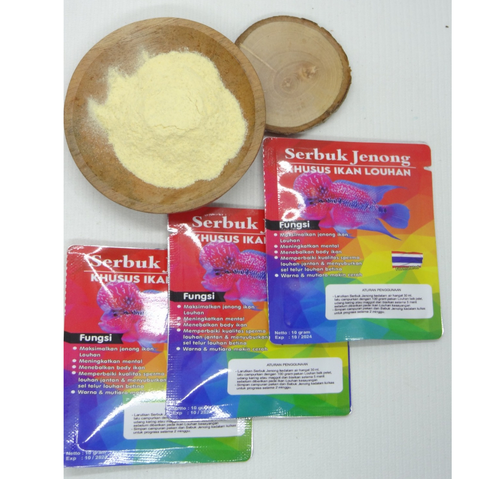 Jual Serbuk Jenong untuk Menaikkan Jenong ikan Louhan Original | Shopee ...