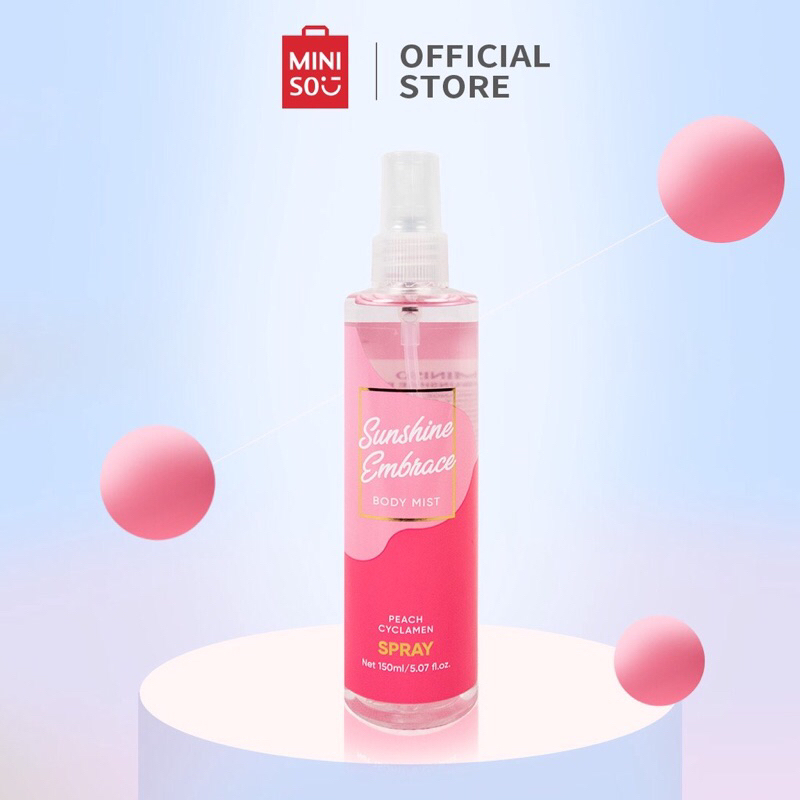 Jual MINISO ORIGINAL Body Mist 150ml fragrance spray tahan lama Natural ...