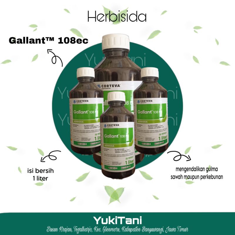 Jual gallant 108 EC Herbisida 1 liter | Shopee Indonesia