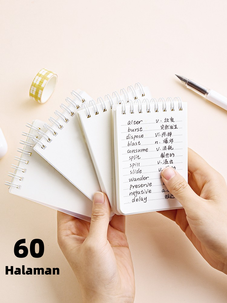 Jual A7 BUKU MINI/NOTEBOOK RING MOTIF / BUKU CATATAN RING / BUKU TULIS ...