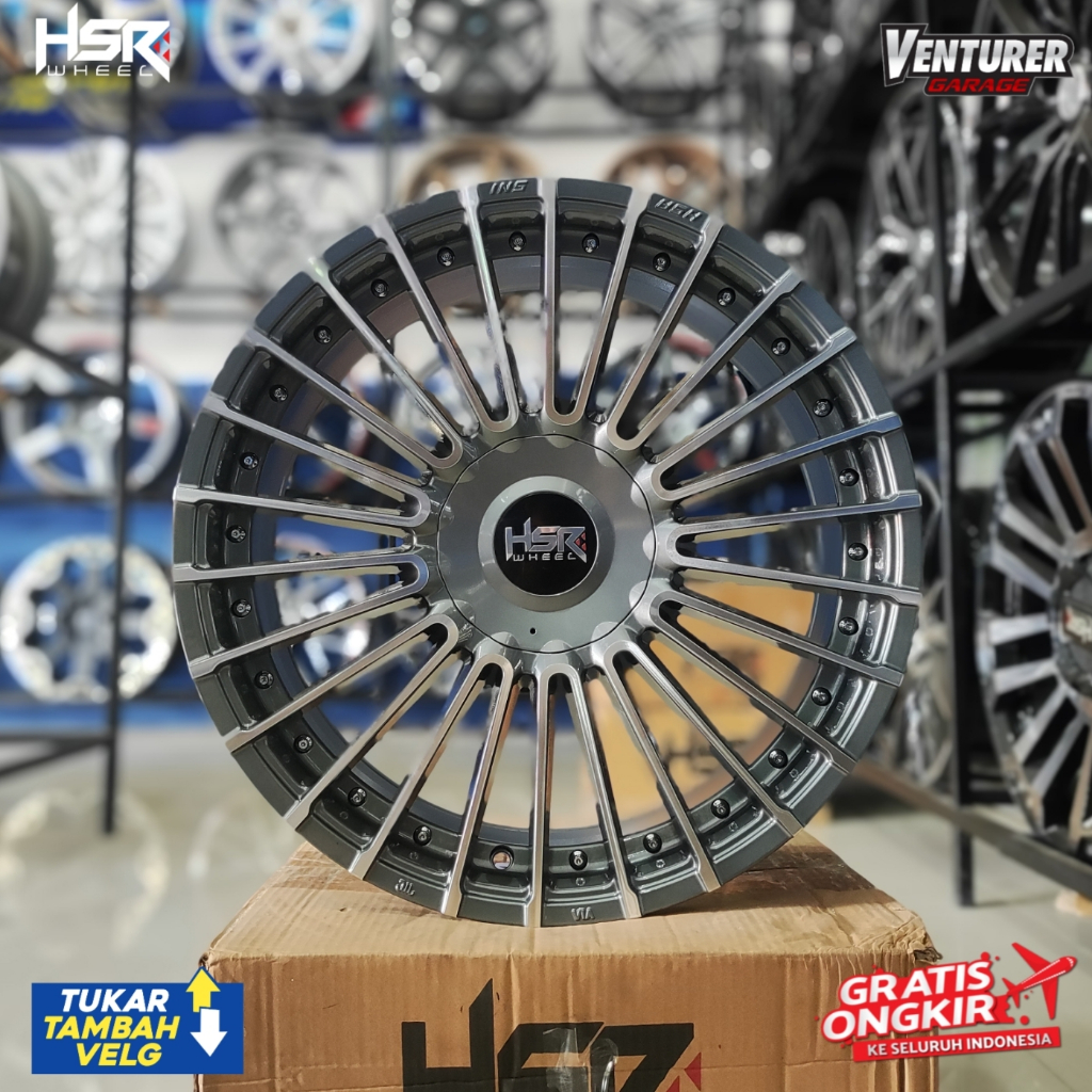 Jual velg mobil hsr wheel amarasi ring 18 lubang 5x100-114,3 untuk hrv innova civic altis new ...