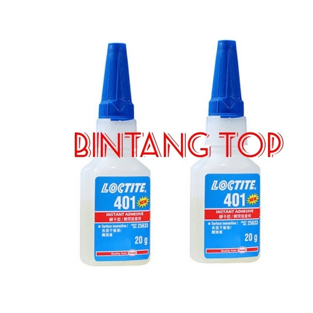 Jual LEM INSTANT 401 LOCTITE 20GR ORIGINAL - LOCTITE 401 20 GRAM ...