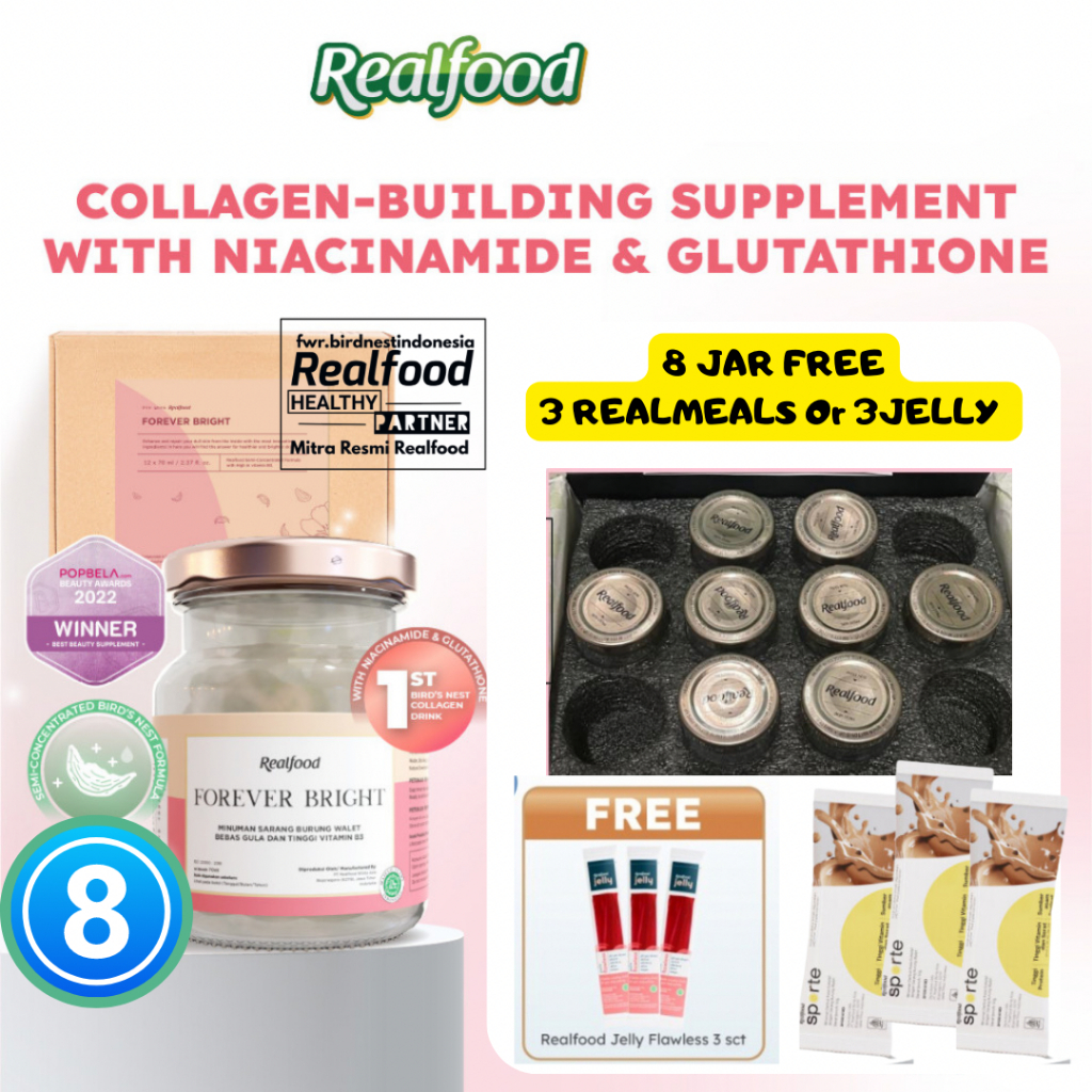 Jual Realfood Forever Bright isi 6 Jar Free 2 Jar - Minuman sarang ...