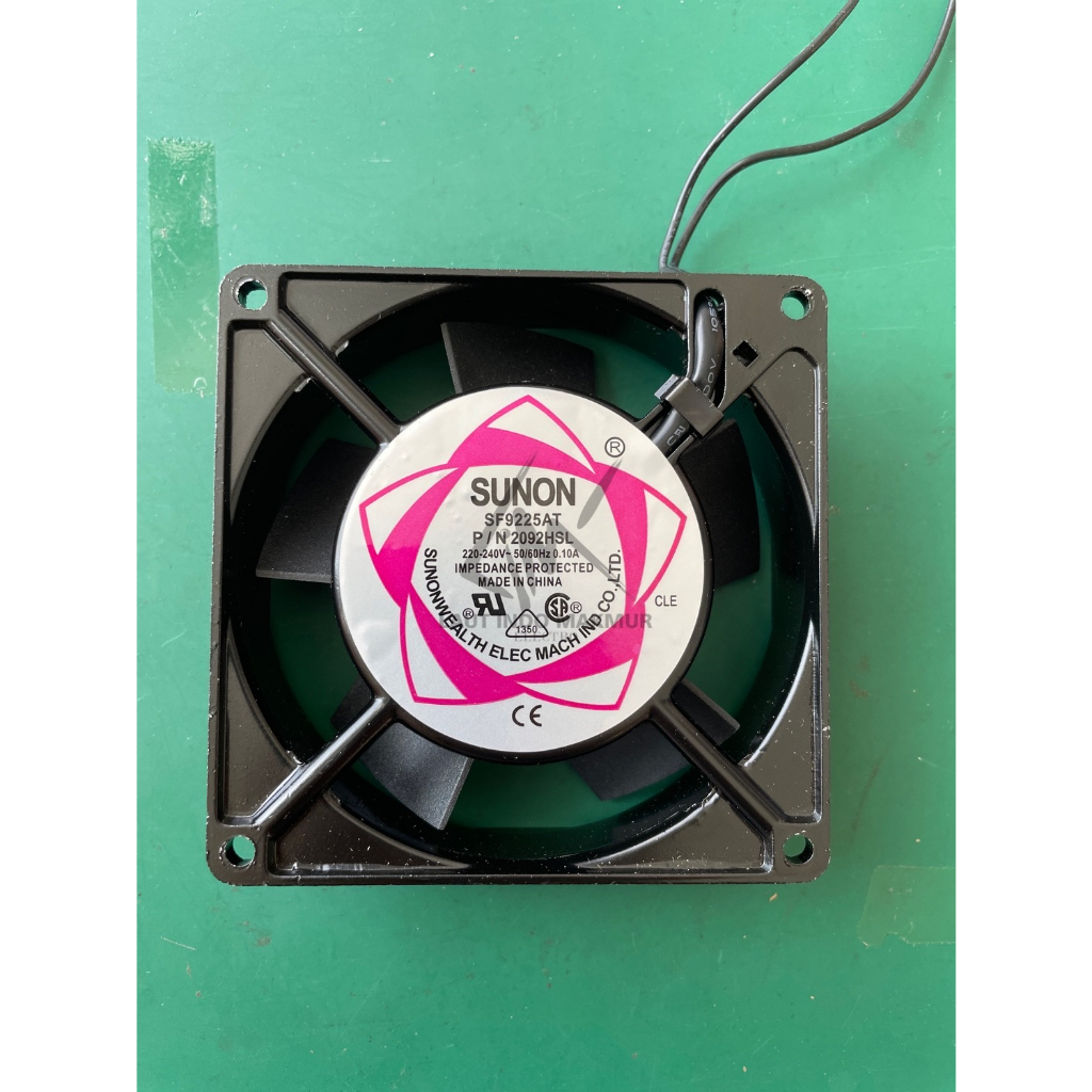 Jual COOLING FAN SUNON 9cm AC 220V KIPAS PENDINGIN 9 cm EXHAUST FAN ...