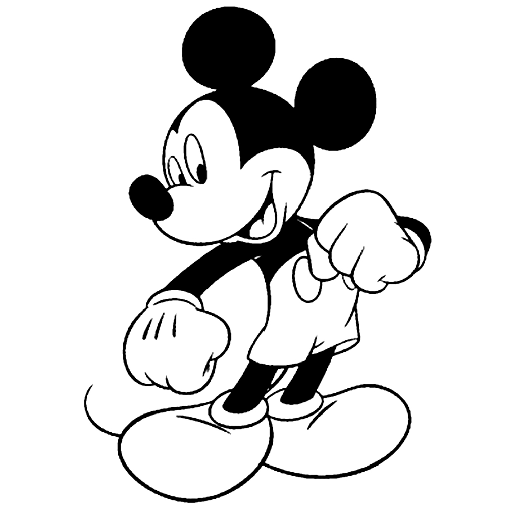 Jual Gambar Sketsa Mewarnai / Mickey Mouse / Part 1 / Gambar Sketsa ...