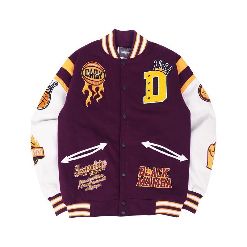Jual Varsity Jacket Daily Based Legendary | Shopee Indonesia