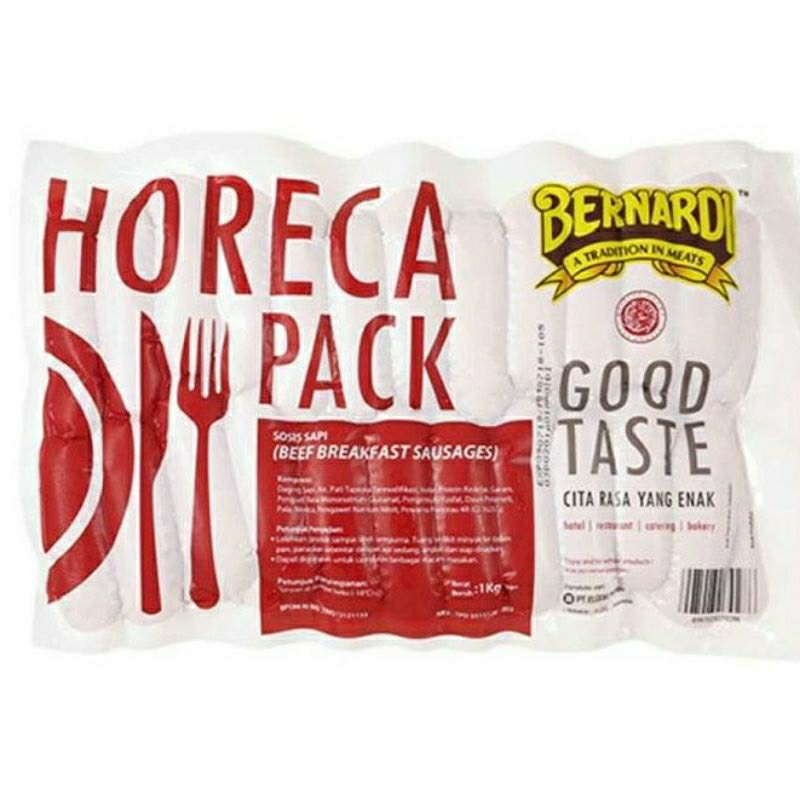 Jual Bernardi Horeca Pack Beef Breakfast S 1 kg | Shopee Indonesia