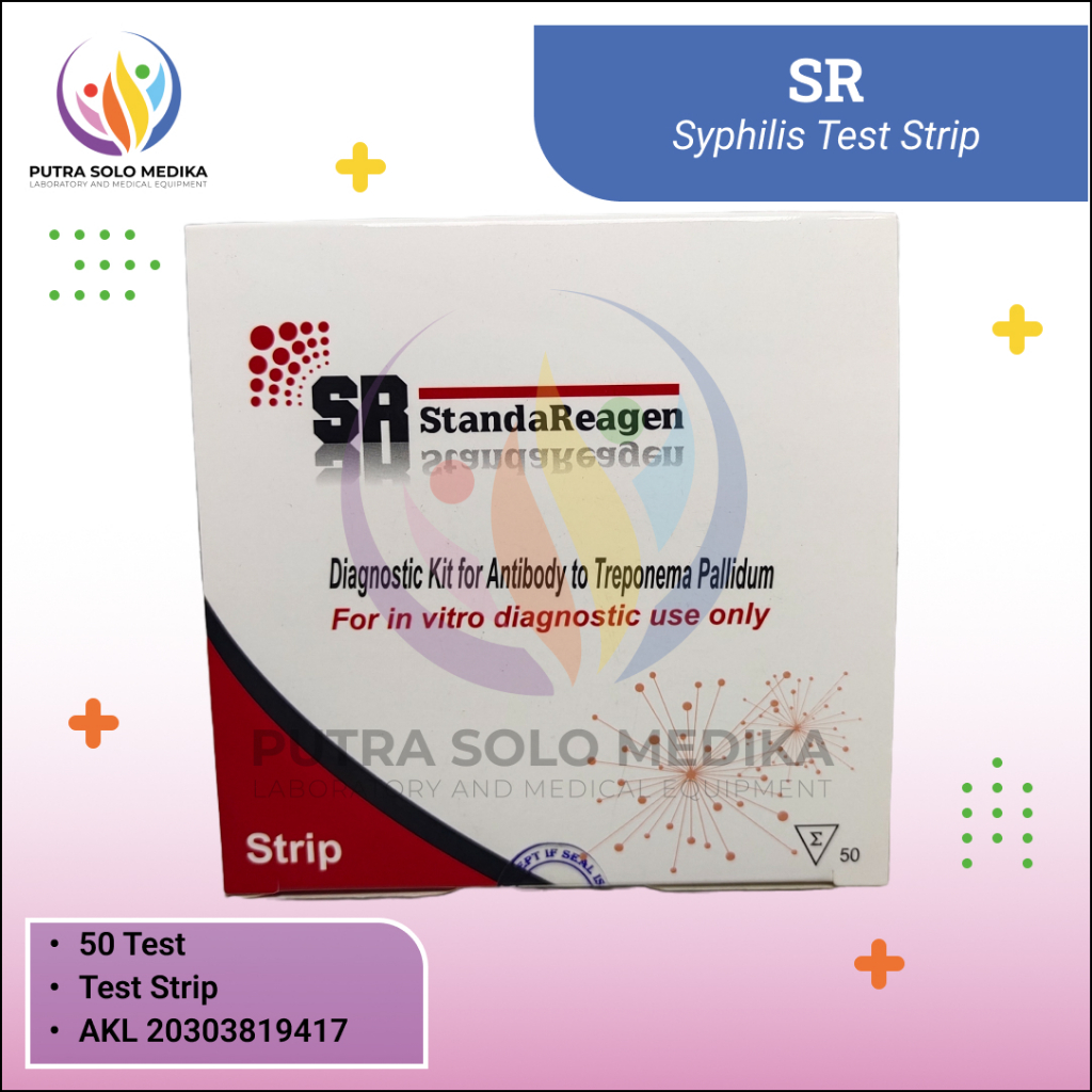 Jual Alat Test Syphilis Strip isi 50 tes | Merek SR StandaReagen ...